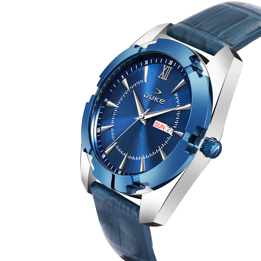 Duke Analog Display Round Dial Men Watch Blue Dial (DK005RM01S)